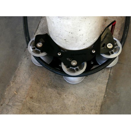 Rodillo (Polea) guía en cadena para tracción de cables| Limatics.com