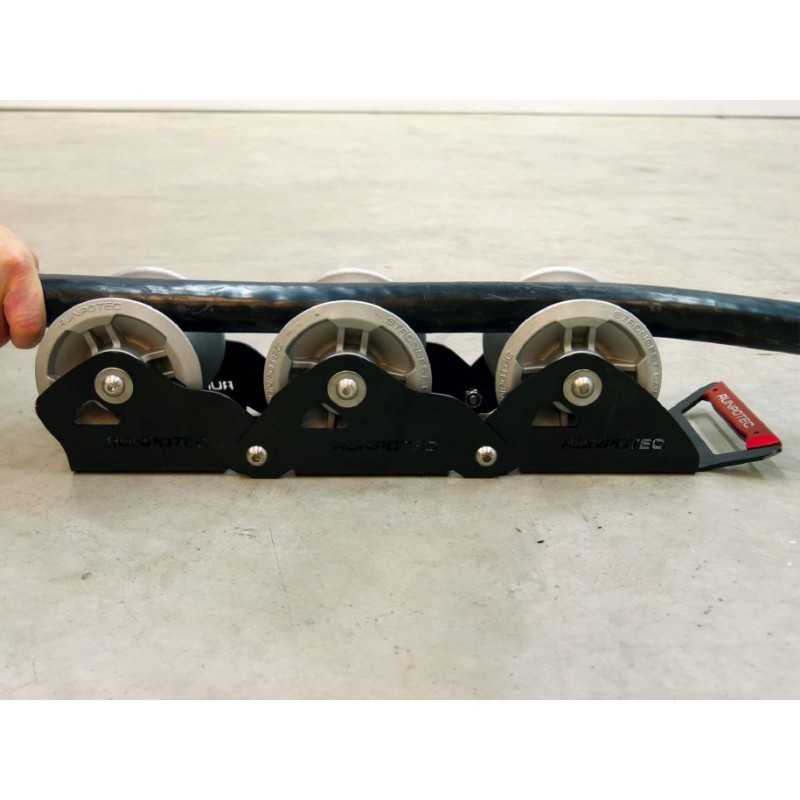 Rodillo (Polea) guía en cadena para tracción de cables| Limatics.com