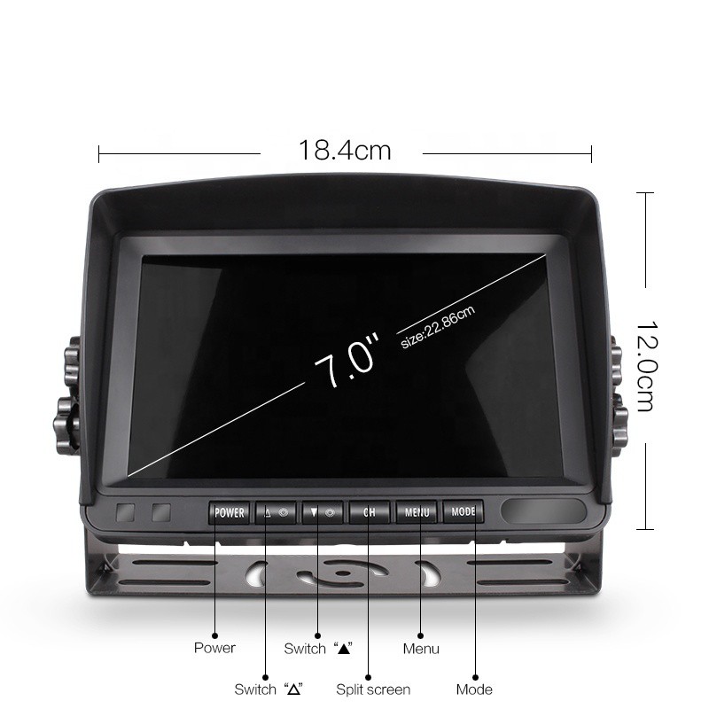 Kit básico starlight AHD: Monitor 7 Pulgadas + 1 Cámara AHD